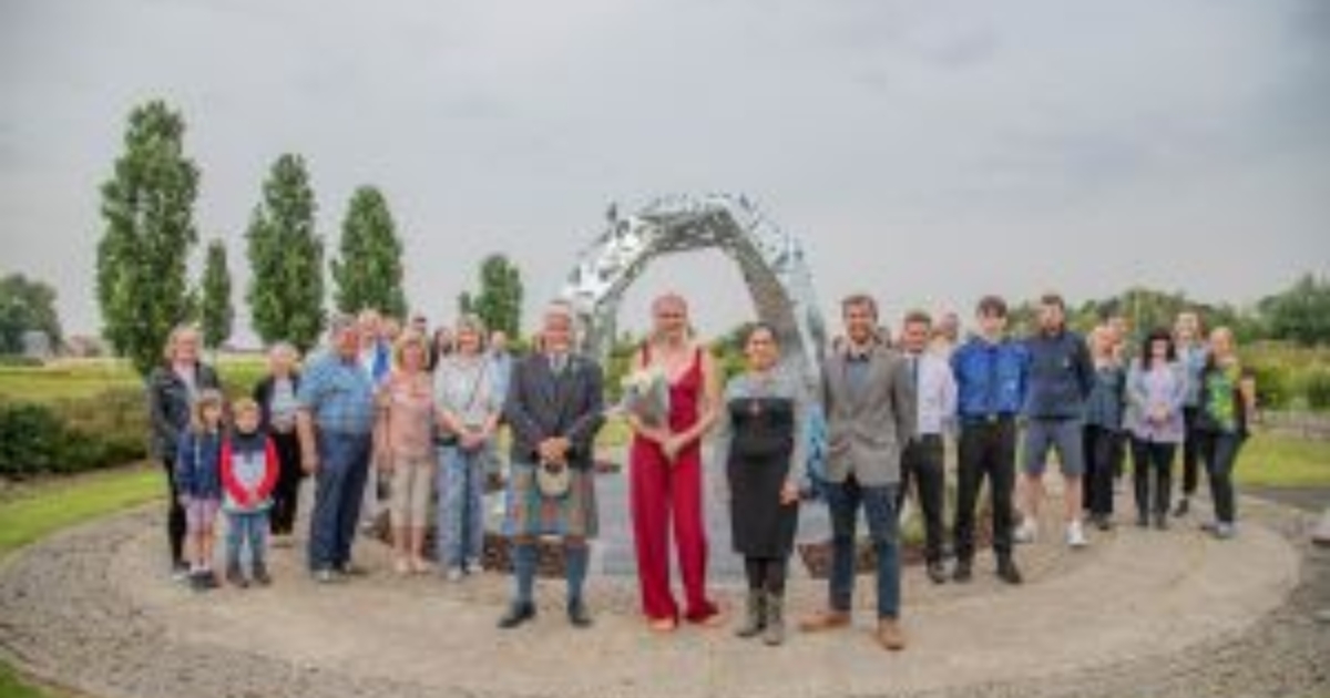 Water inspires striking new West Lothian cemetery art - West Lothian News