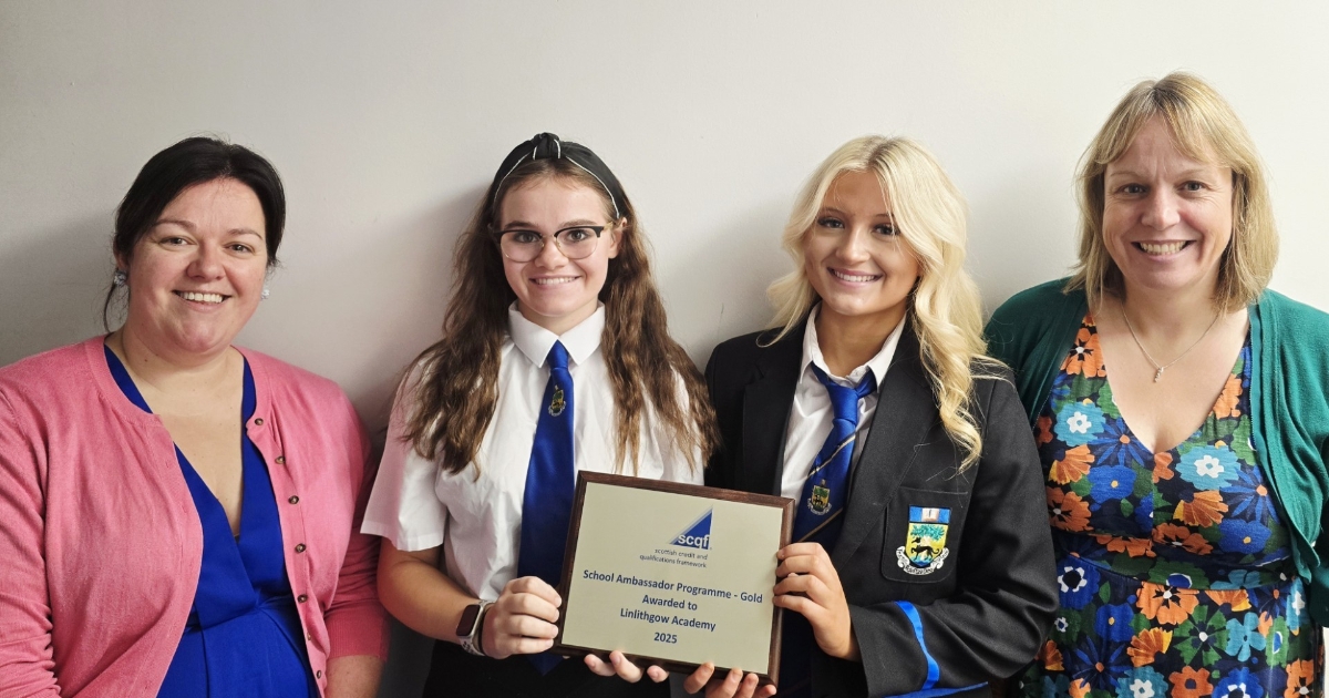 Gold award for Linlithgow - West Lothian News